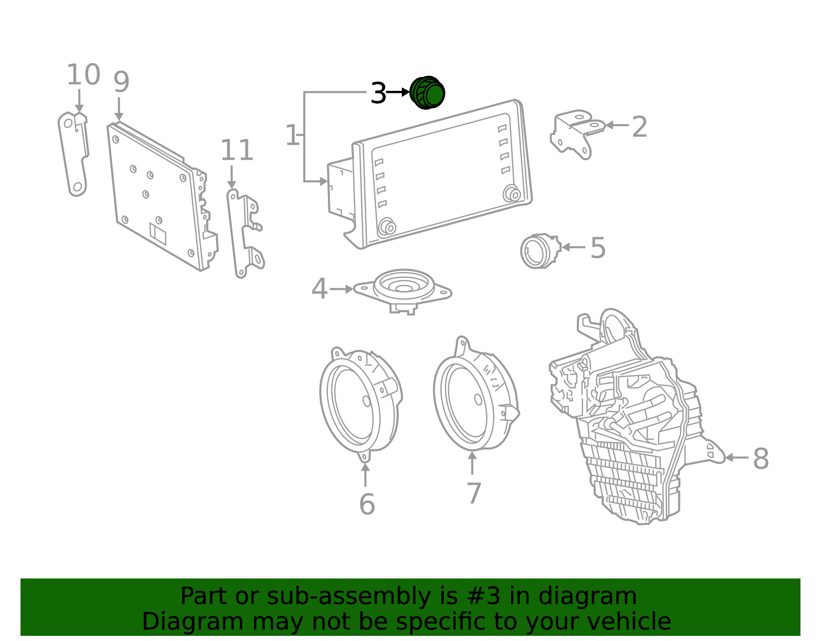 90011-25311 - Knob | Discount Parts Monster