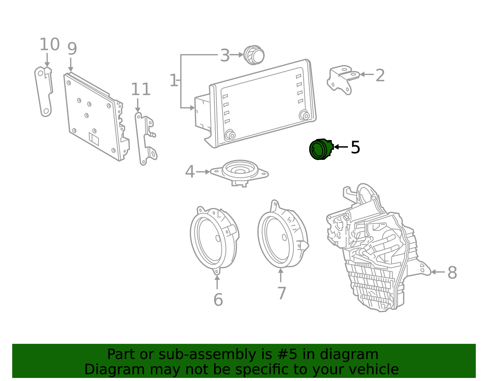 OEM Speaker 86150-07100 - Restore Crisp Sound Quality | AutoNation Parts