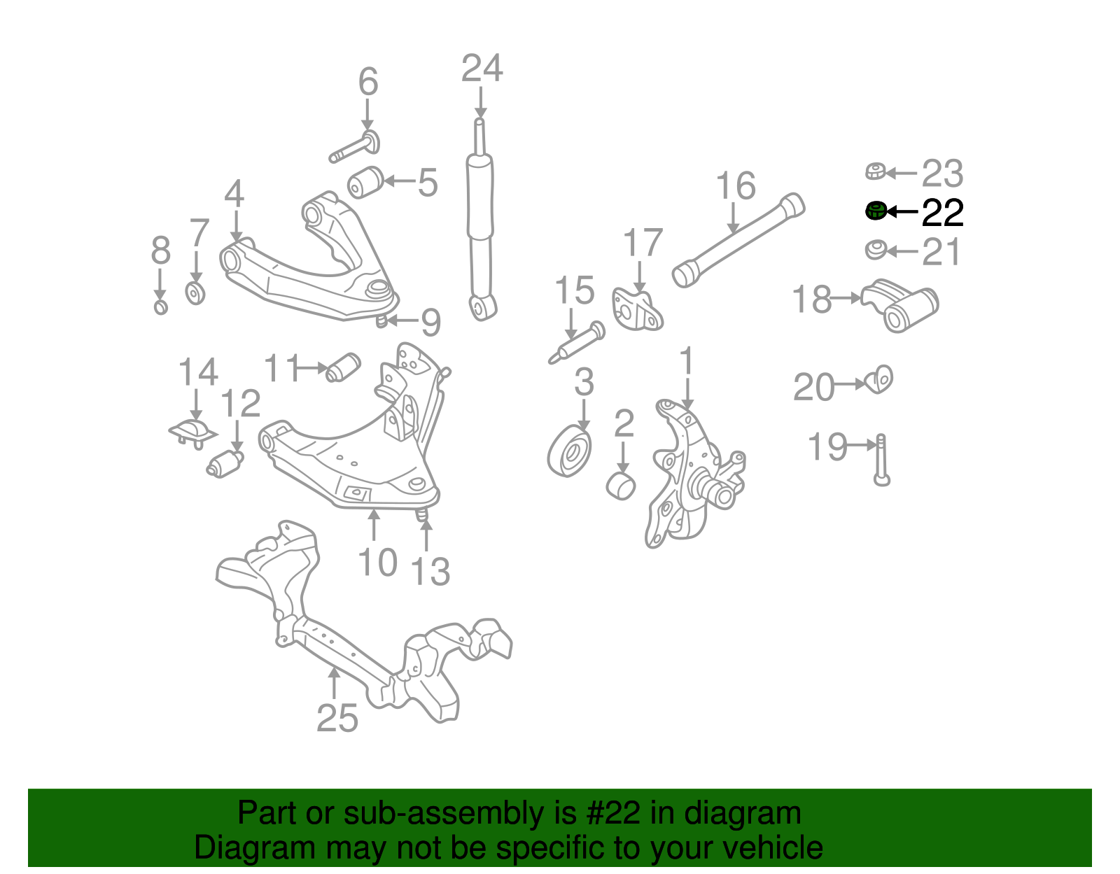 43245-C040A - Anchor Nut 1998-2004 Nissan | Group 1 Auto Parts