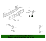 DFR5-50-251 - Bumper Cover Center Bracket 2013-2025 Mazda | Mazda-Parts