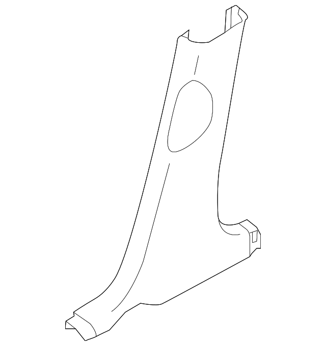2020-2025 Nissan Versa Lower Center Pillar Trim 76915-5EE0A | Nissan RVA