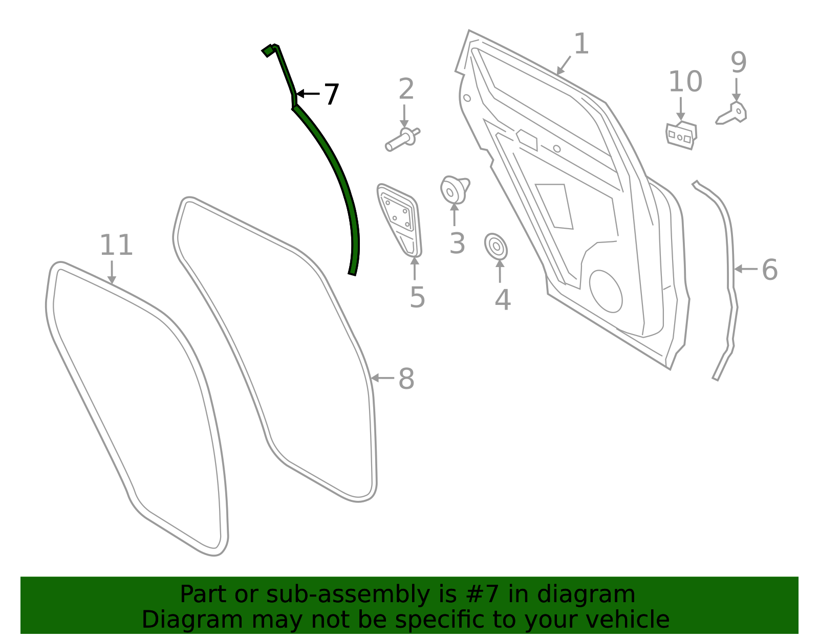 2019-2025 Porsche Cayenne Rear Weather-Strip 9Y0-839-761-B | Sunset ...