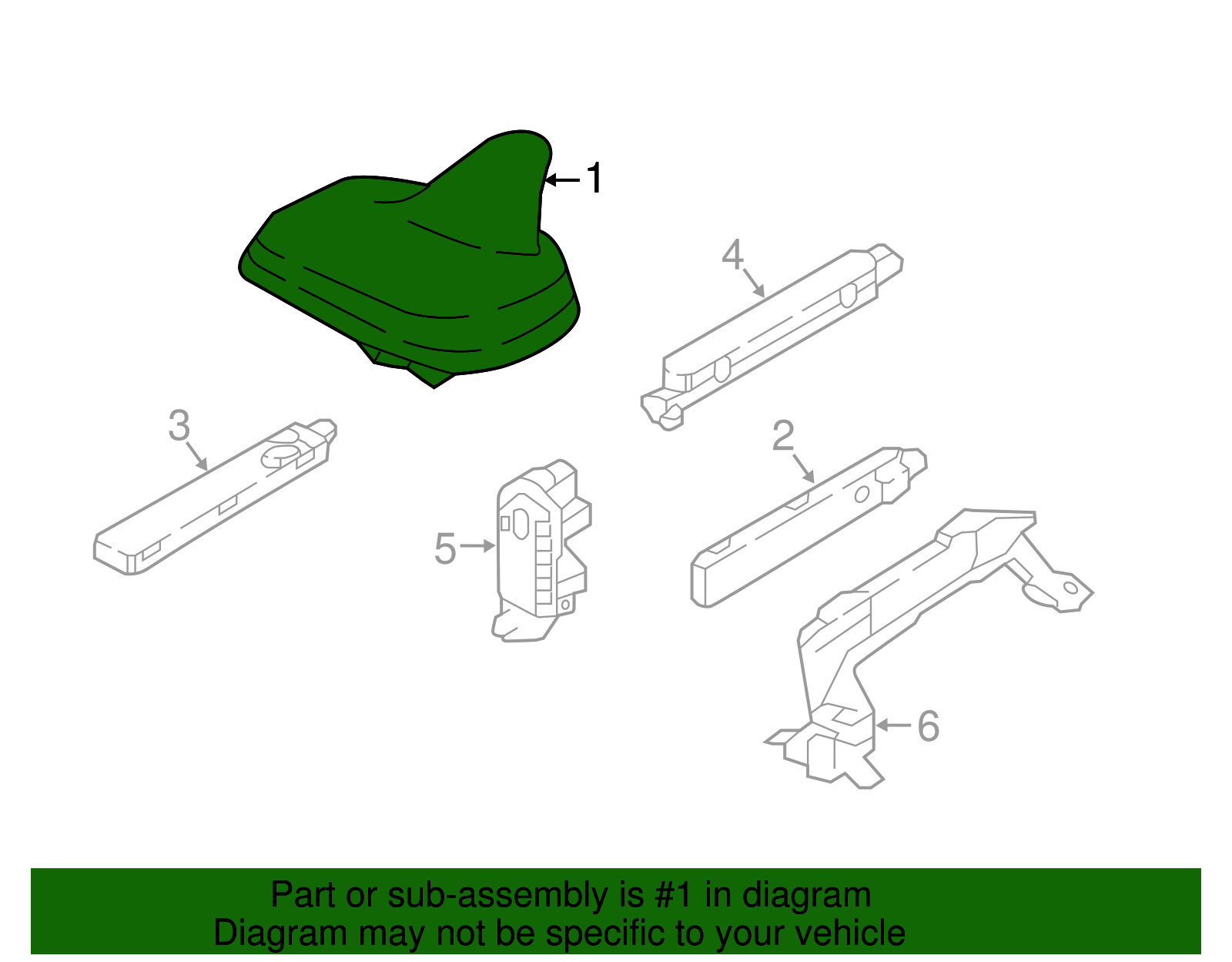 4M0-035-503-M-GRU - Antenna Assembly 2017-2020 Audi | Audi OEM Parts Guy