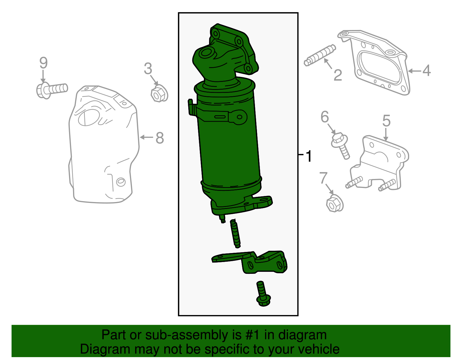 2016-2018 Chevrolet Spark 3-Way Catalytic Converter with Bracket, Studs ...