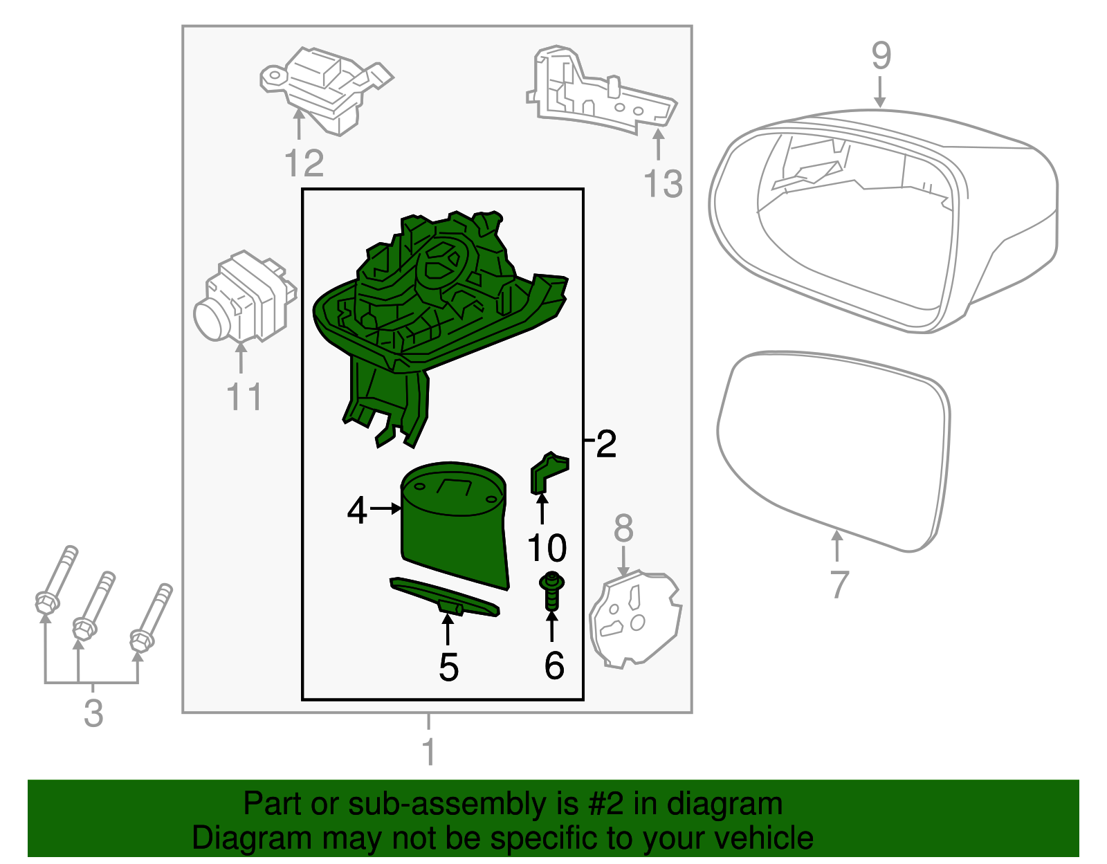 31402082 - Mirror Housing - 2017-2020 Volvo V90 Cross Country | Volvo ...