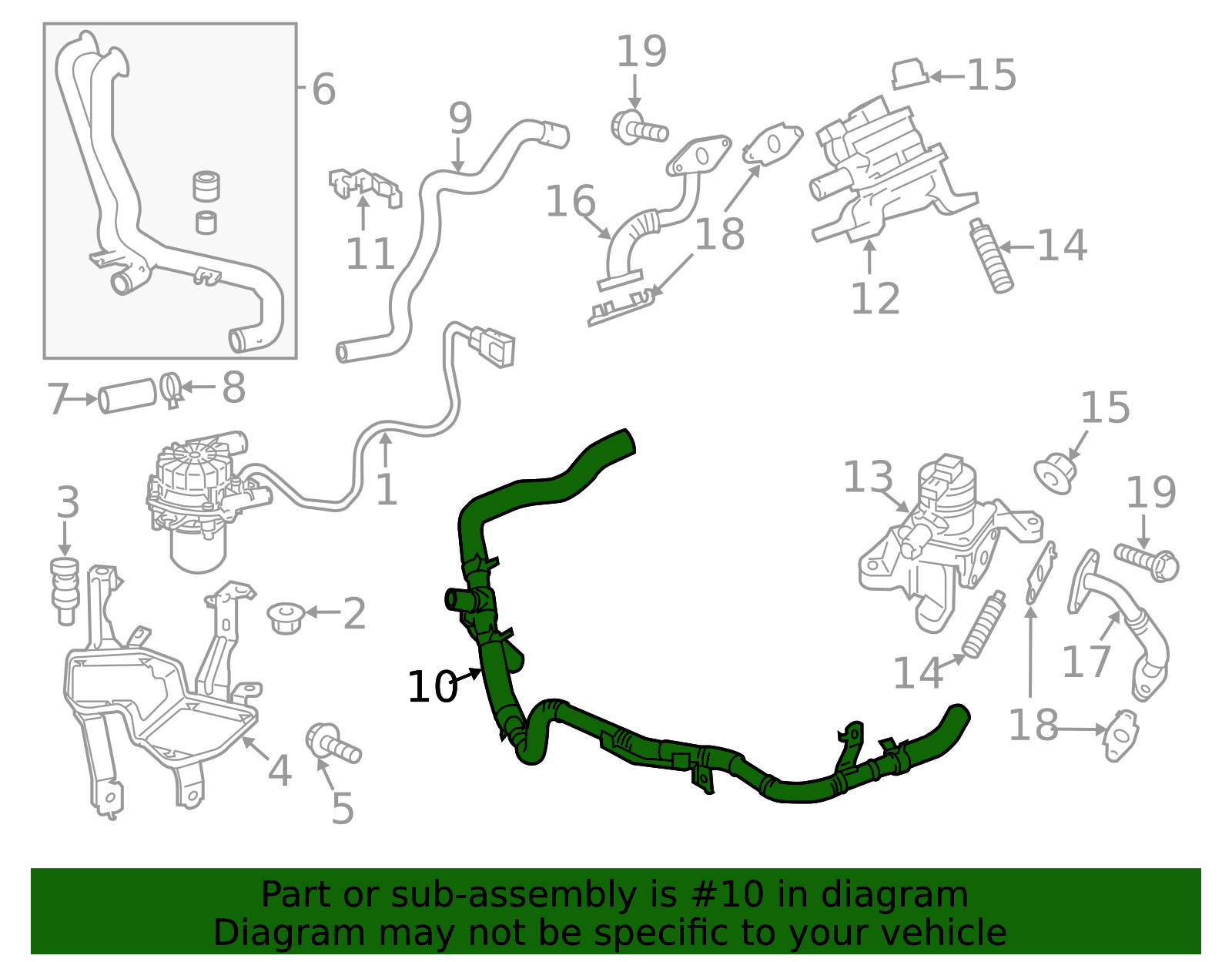 2011-2024 Toyota 2011-2023 Toyota - A.I.R Pipe 17360-31010 | Sparks Parts