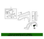 90189-A0002 - Fender Liner Grommet 1990-2024 Toyota | Longo Toyota Parts