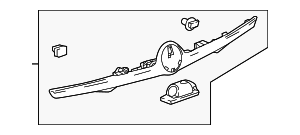 2016-2018 Buick Envision Bright Chrome Deck Lid Center Applique ...