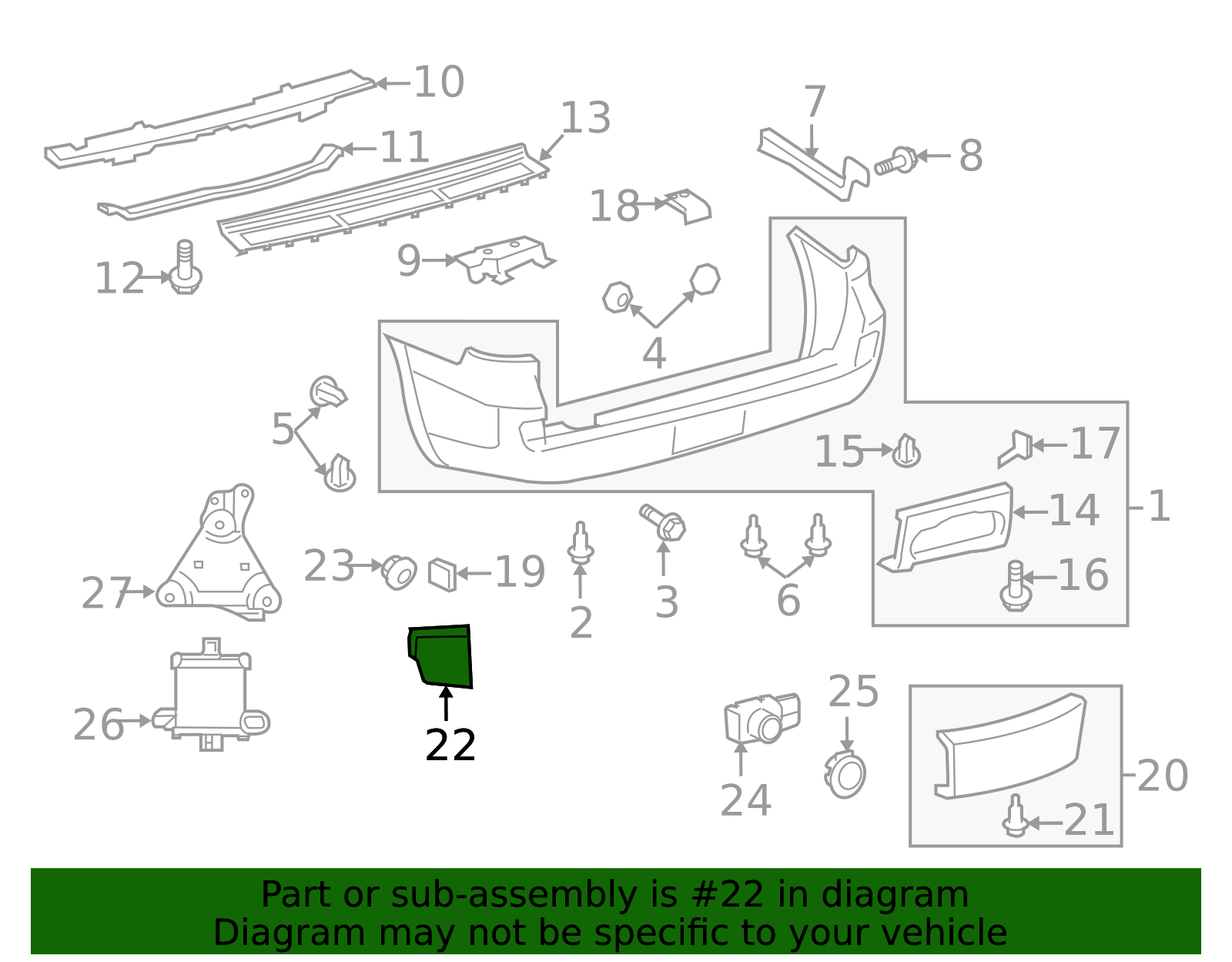 2016-2021 Toyota Land Cruiser Reflector 81480-60080 | Toyota Parts Center
