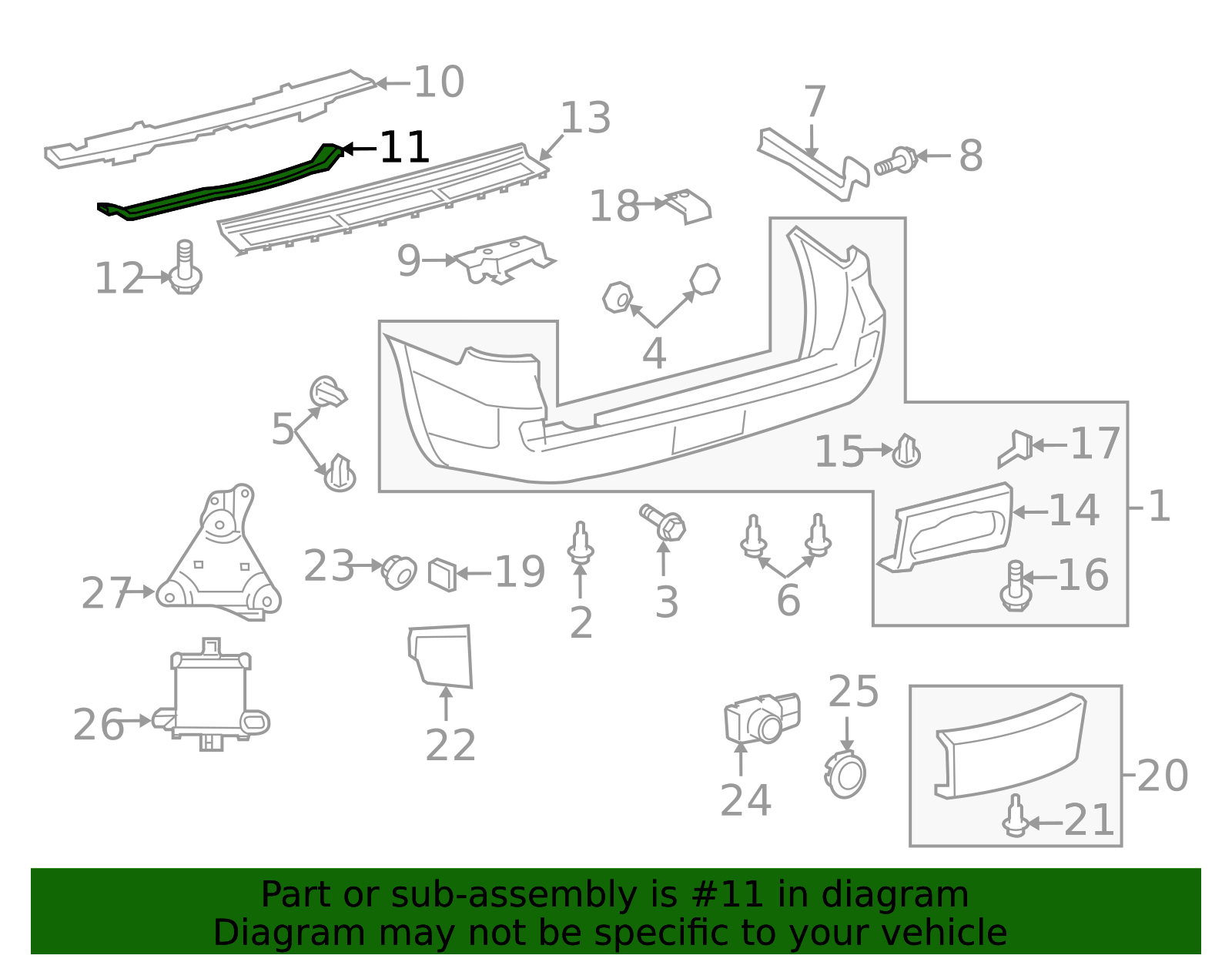 52172-60050 - Reinforcement - 2008-2011 2013-2020 Toyota Land Cruiser ...