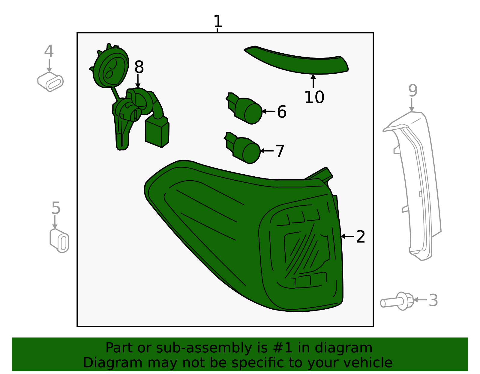26555-6JL1A - Tail Lamp Assembly 2021-2024 Nissan Armada | Sullivan ...