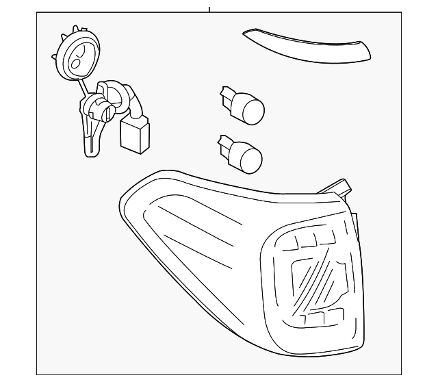 2021-2024 Nissan Armada Tail Lamp Assembly 26550-6JL1A | Nissan RVA