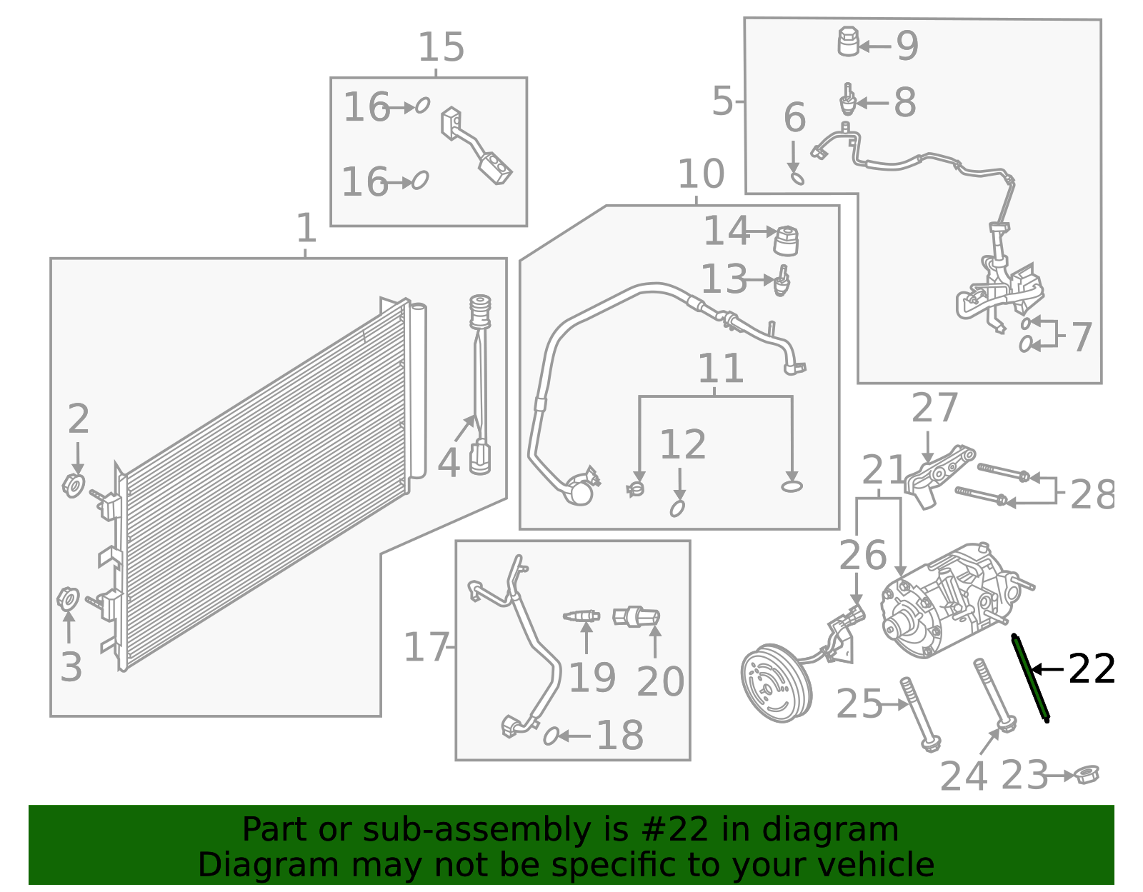 2019-2025 Ford Compressor Assembly Upper Bolt -W715249-S442 ...