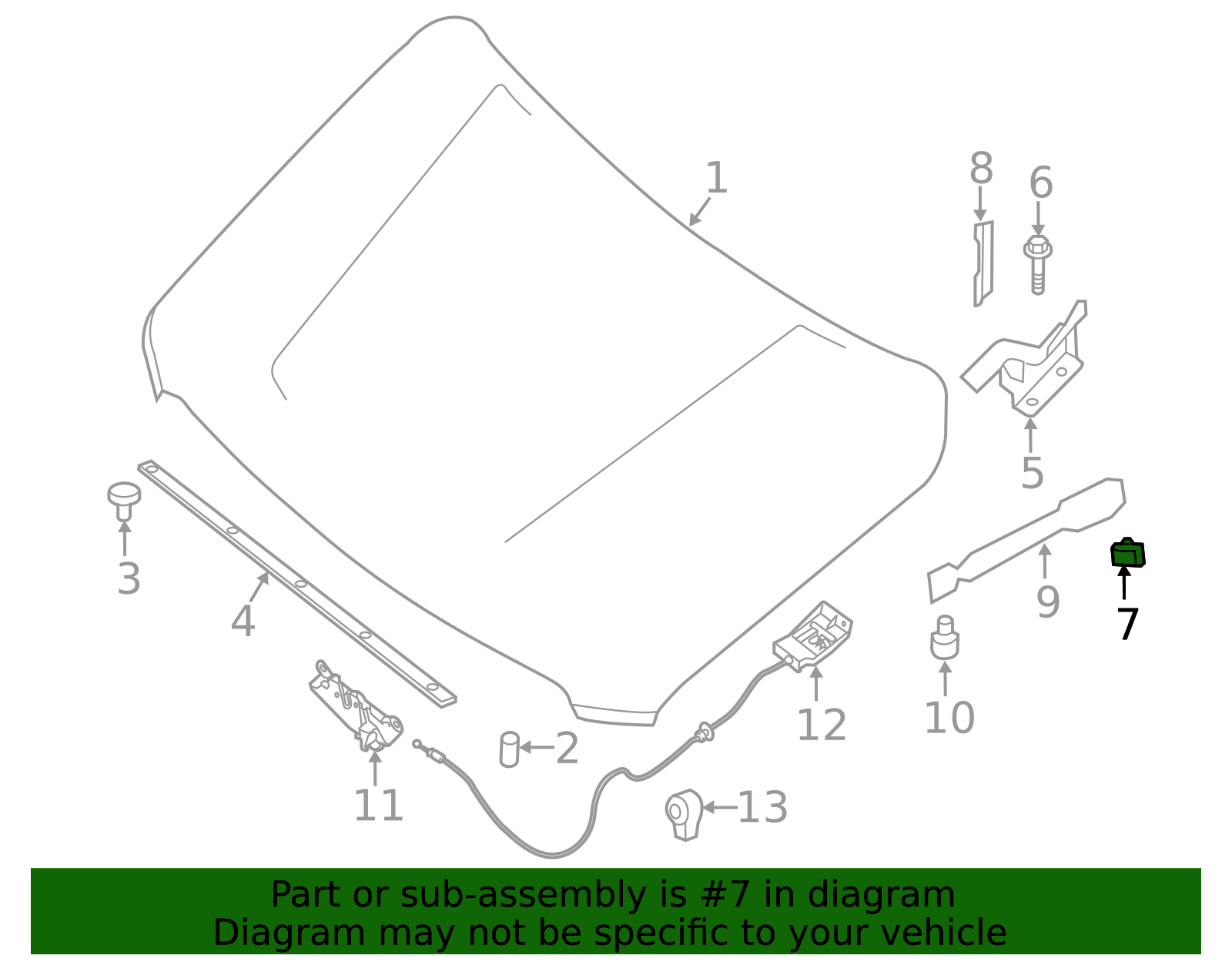 08911-1081G - Hinge Nut Official Nissan Parts Store