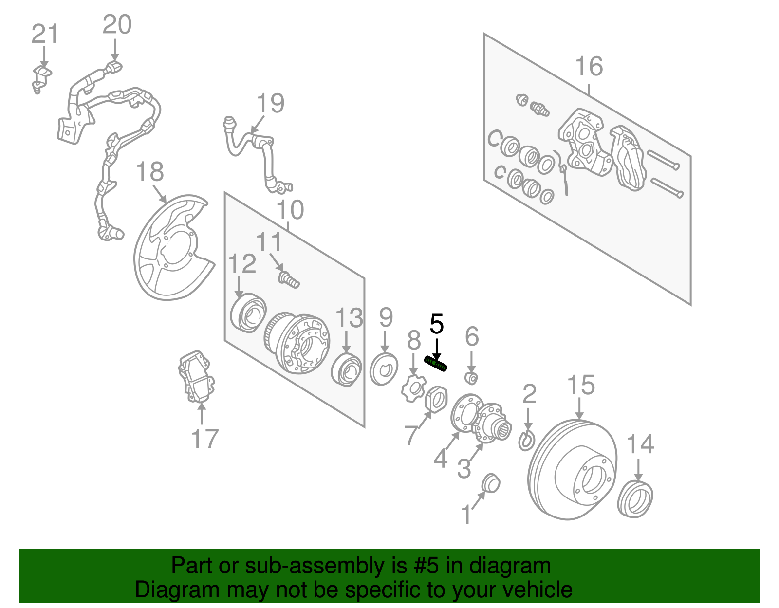 90116-10201 - 1998-2007 Lexus LX470 - Flange Stud | My L Parts