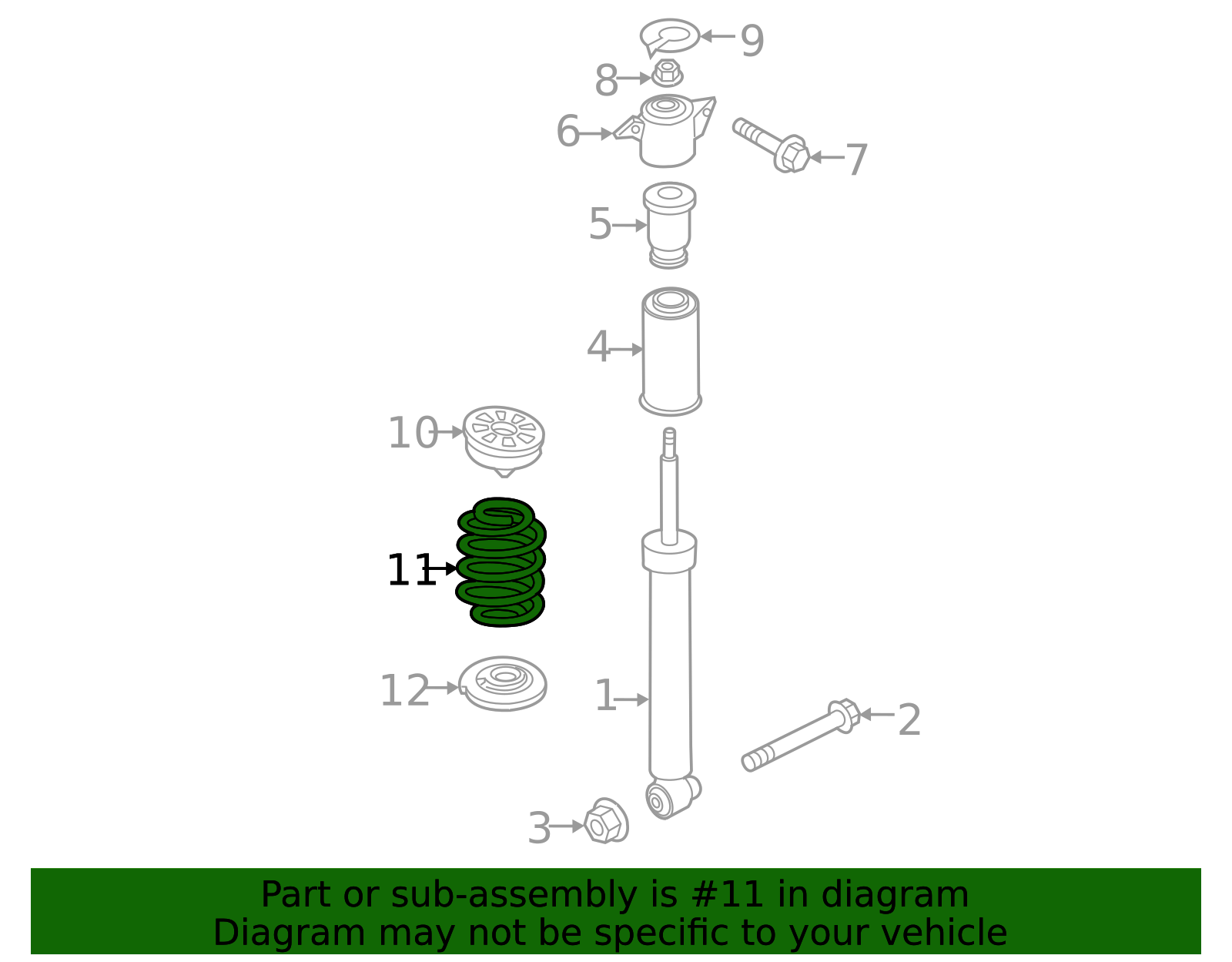 4K0-511-115-NG - Coil Spring 2019-2025 Audi | Audi OEM Parts Guy