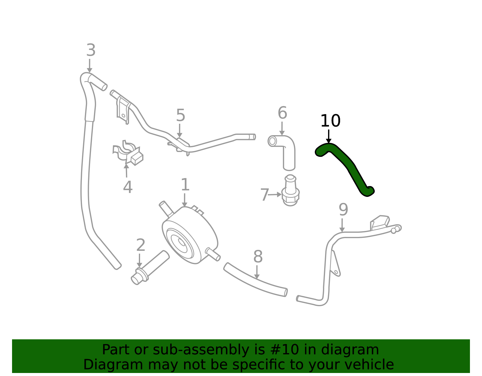2005-2021 Nissan Engine Coolant Hose 21306-EA215 | OEM Parts Online