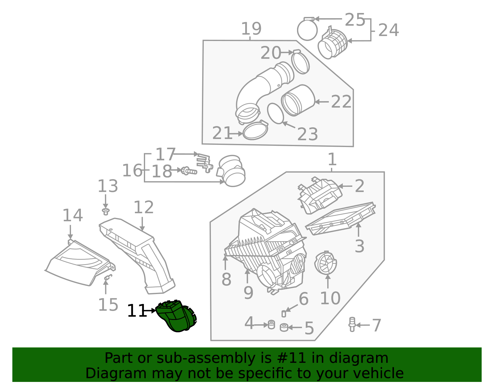 2024-2025 Hyundai Santa Fe Air Inlet 28240-R6000 | MotorMotor