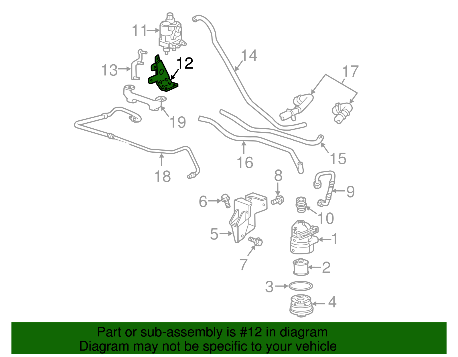 2015-2016 Chevrolet Impala Compressed Natural Gas (CNG) High Pressure ...
