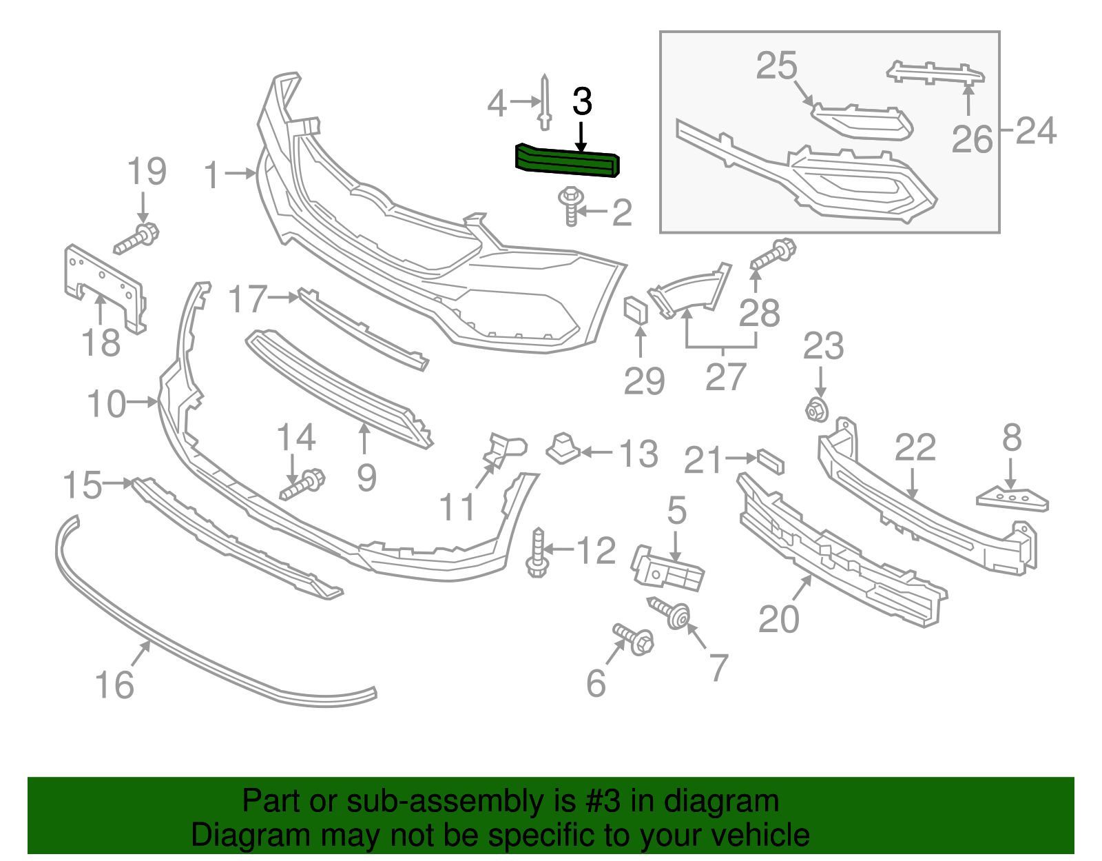 Hyundai - 86528-4Z500 - Outer Bracket - 2017-2018 Hyundai Santa Fe ...