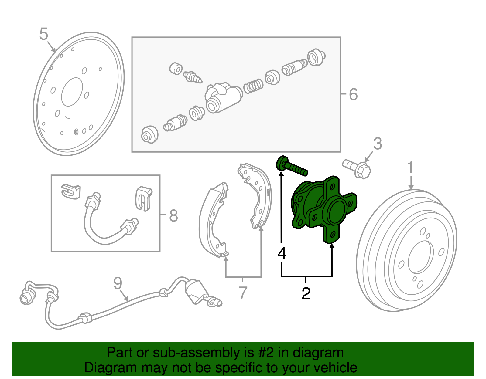 42200-T5B-951 - 2015-2020 Honda Fit - Bearing Assembly Rear Hub Unit ...