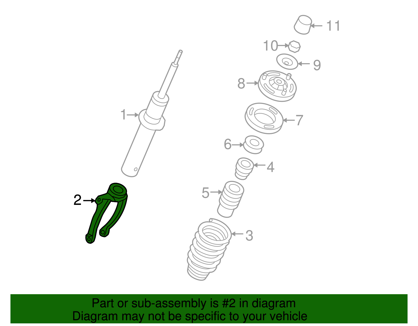 54681-3K000 - Fork - 2006-2011 Hyundai | Conicelli Hyundai