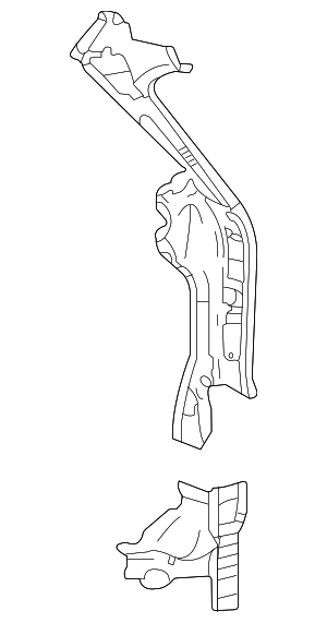 2021-2025 Toyota Sienna Quarter Panel Gutter 61063-08020 | Toyota Parts ...