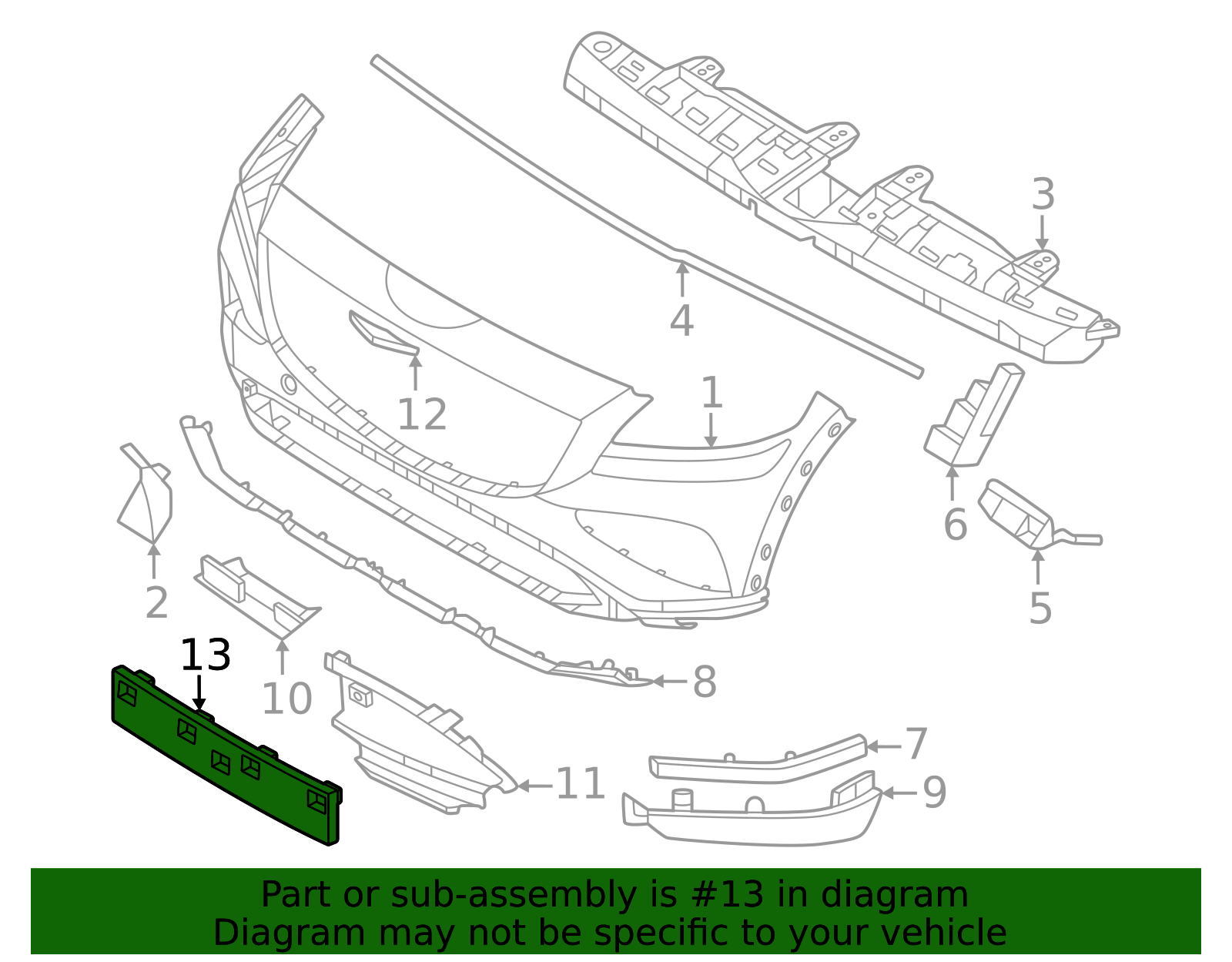 86519-T6510-CA - High-Quality License Bracket for 2025 Genesis GV80 ...