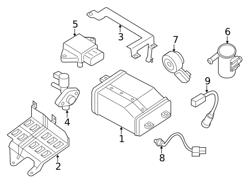 Emission System for 2011 Nissan Frontier | Nissan OEM Parts Direct