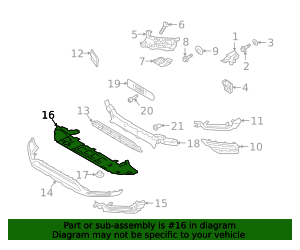32345731 - Air Guide | Volvo OEM Parts Direct