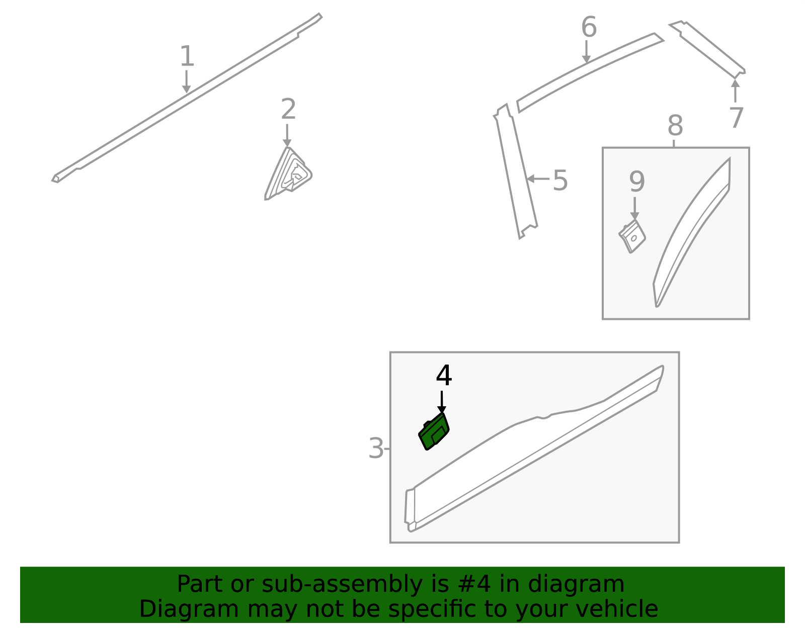 Genuine Wheel Opening Molding Retainer Clip for 2013-2025 Hyundai ...
