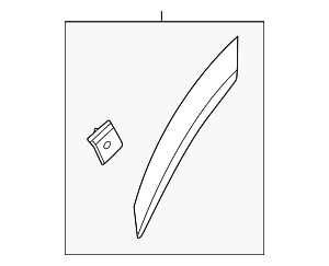 2018-2023 Hyundai Rear Molding 87781-J9000-CA | OEM Parts Online