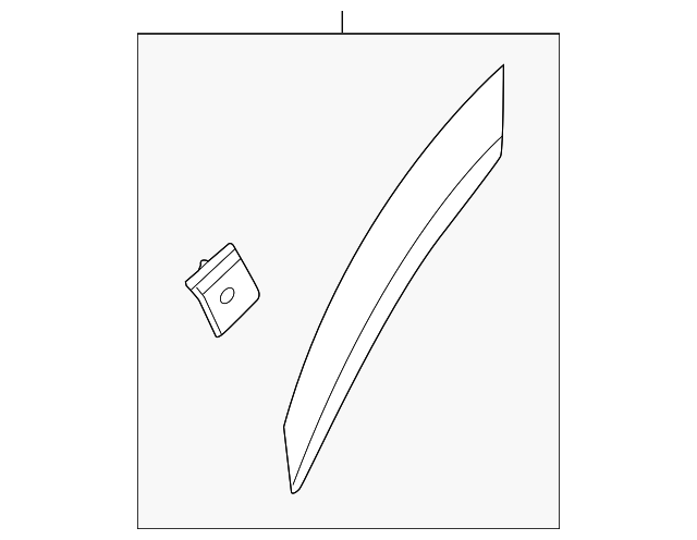 2018-2023 Hyundai Rear Molding 87782-J9000-CA | OEM Parts Online