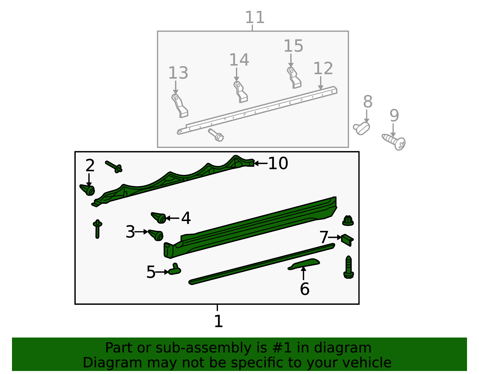 Rocker Panel Guard - Protects Against Road Debris 75806-35120-D1 ...