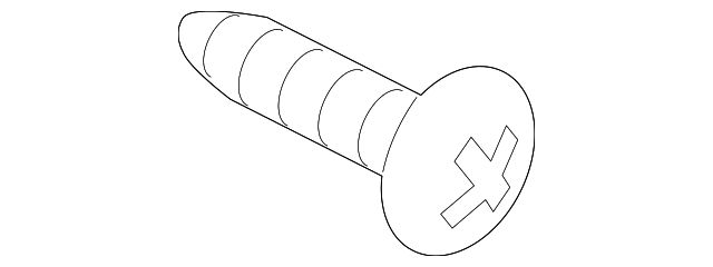 Genuine Toyota Rocker Molding Screw part# 90162-40035 for 2000-2025 ...