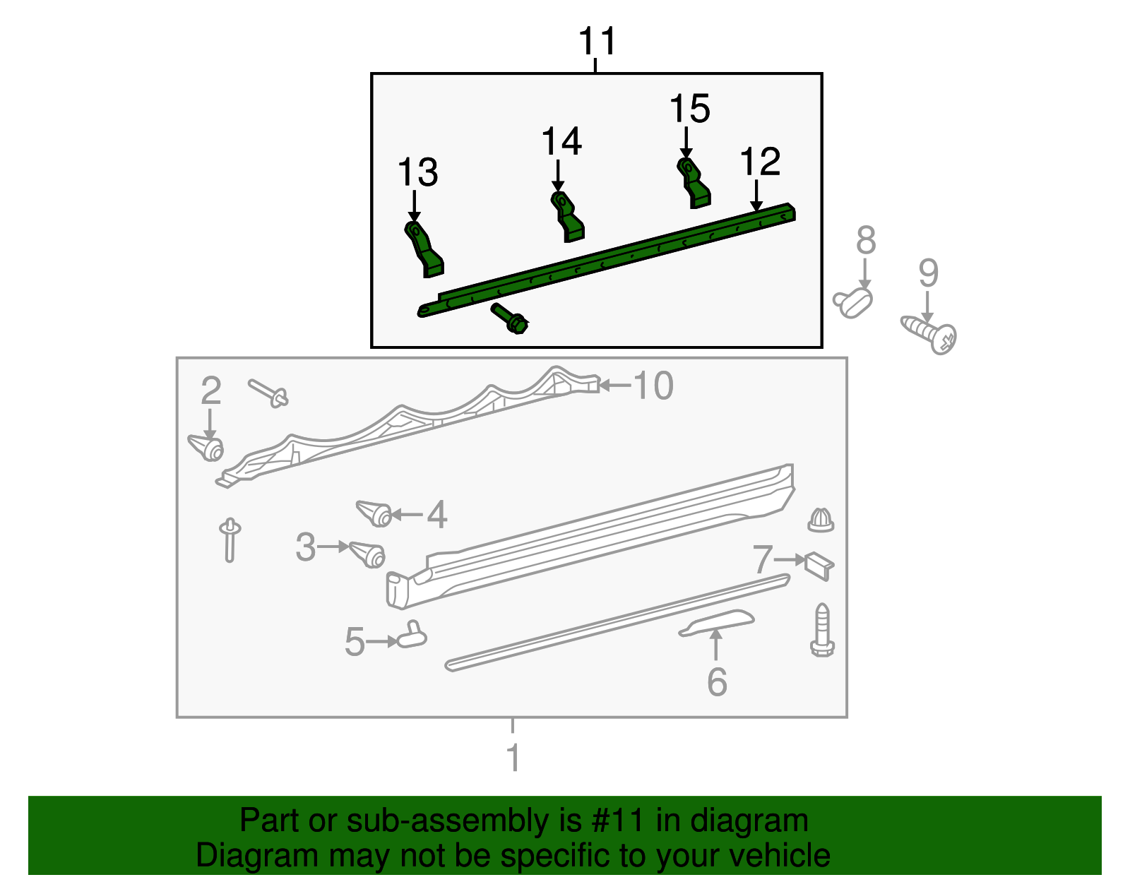 2010-2024 Toyota 4Runner Reinforcement 51008-35010 | Toyota Parts Center
