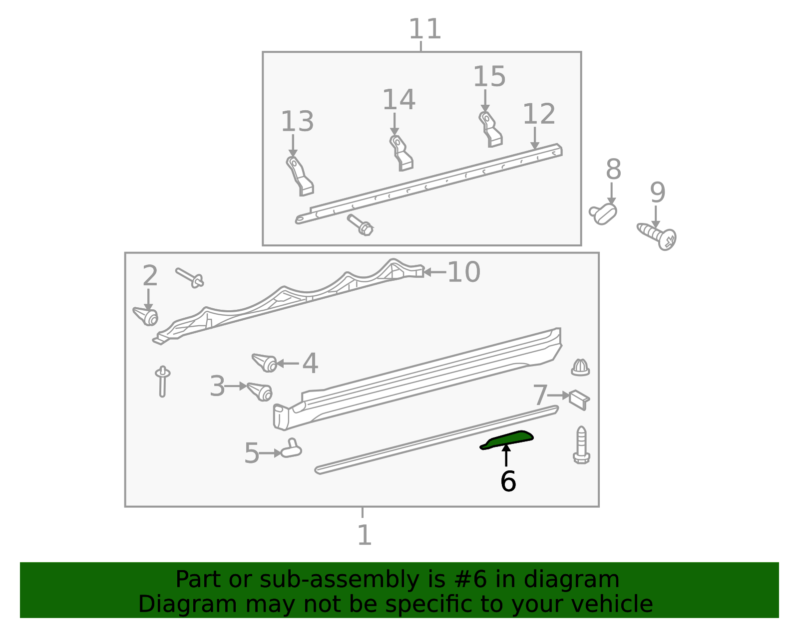 2010-2024 Toyota 4Runner Rocker Molding Protector 75862-35010 | MotorMotor
