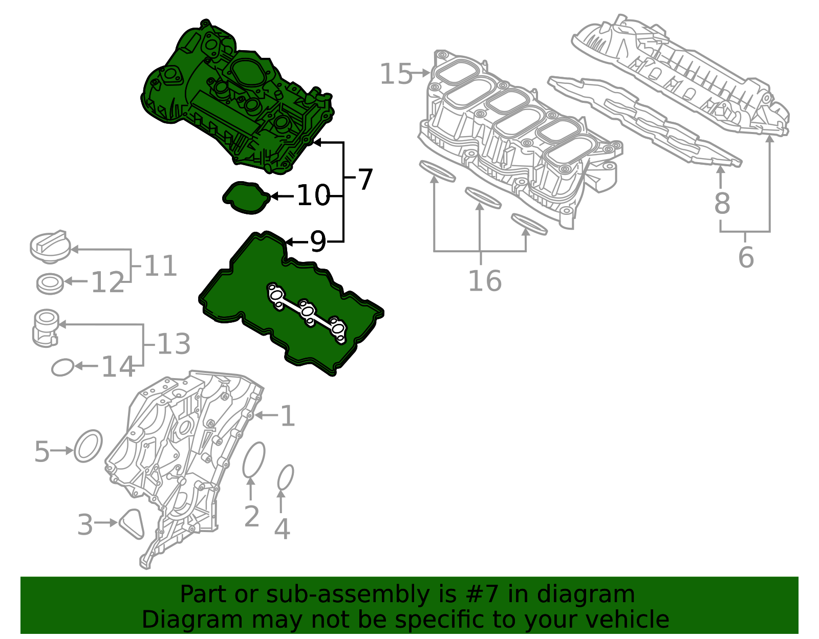 22410-3LFA0 - Valve Cover 2017-2025 Kia | Genuine Kia Parts