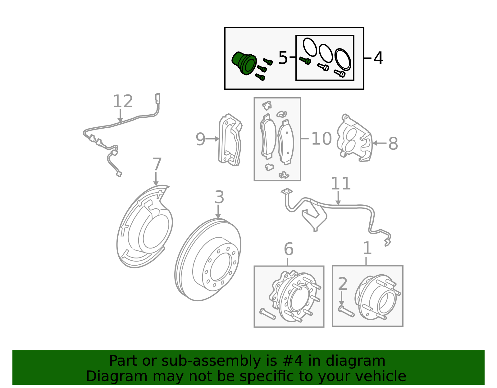 Locking Hub PC3Z-3B396-A | OEM Ford Parts Direct