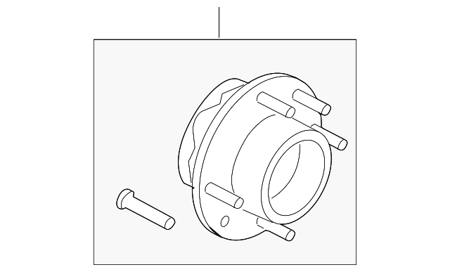 DC3Z-1104-A - Hub & Bearing 2011-2016 Ford | Ford Parts Direct