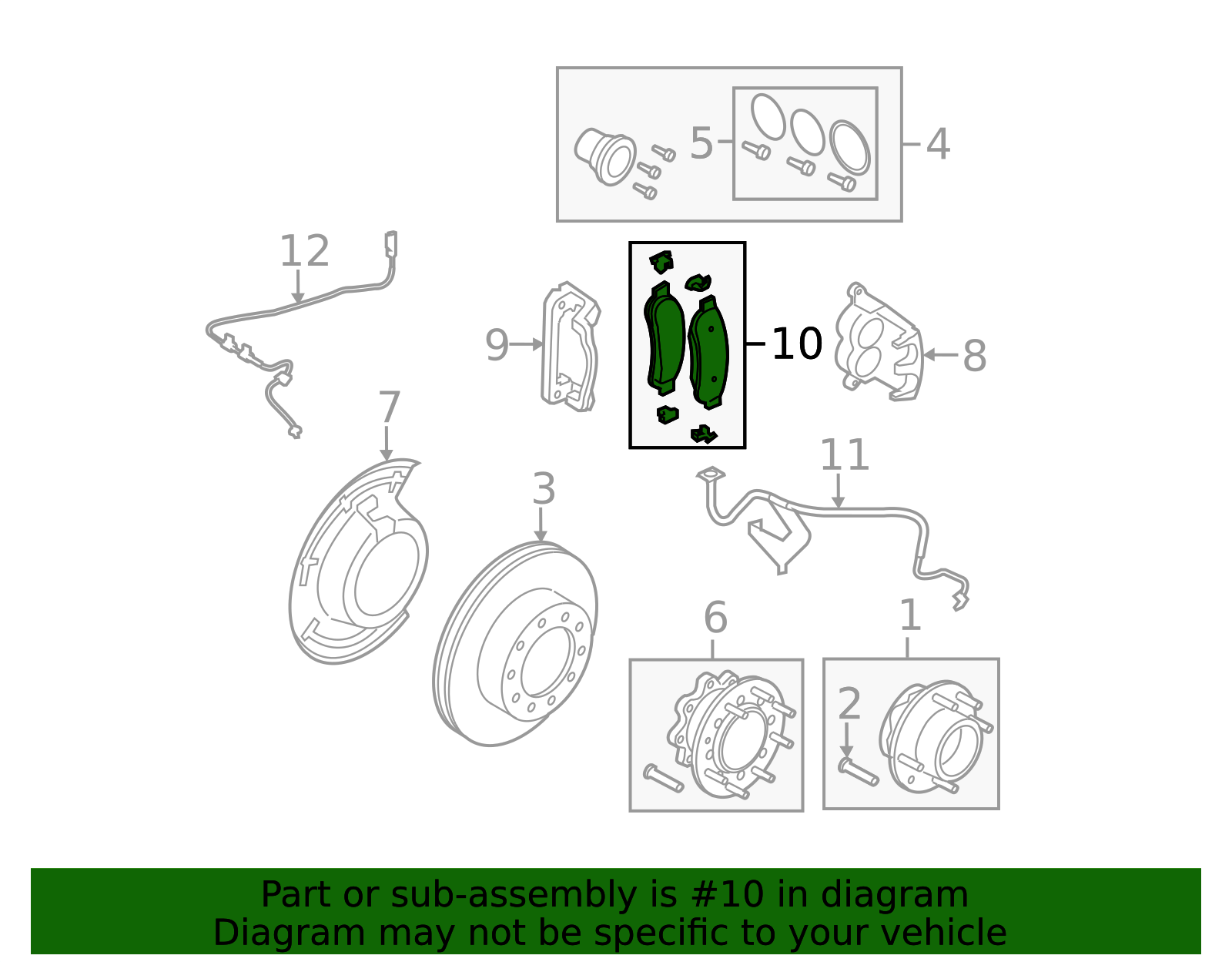 2013-2022 Ford Brake Pads DC3Z-2001-J | Awesome Parts Ford