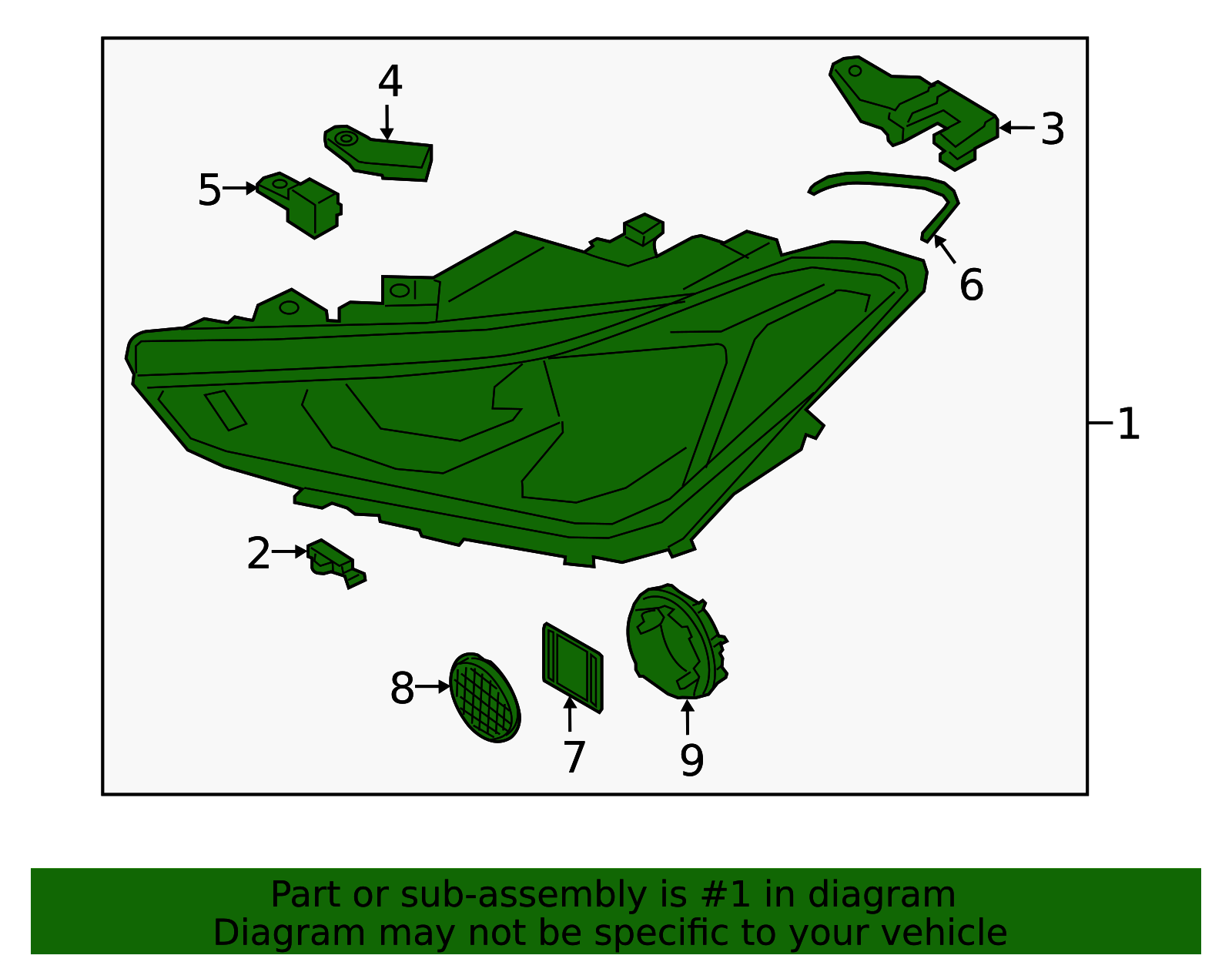 Genuine Headlamp Assembly for 2019-2021 Genesis G70 | Part# 92101-G9190 ...