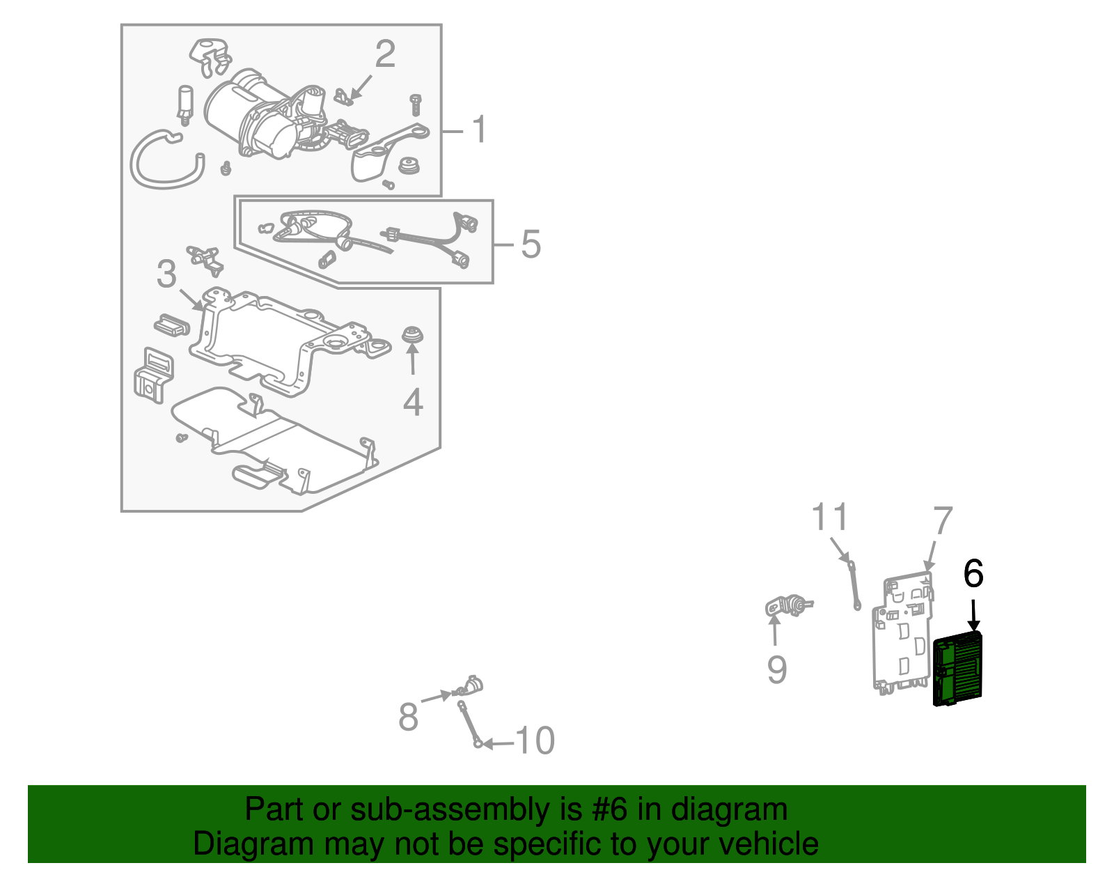 OEM GM Control Module For 2004 Cadillac SRX - Part No. 25768354 | Karl ...