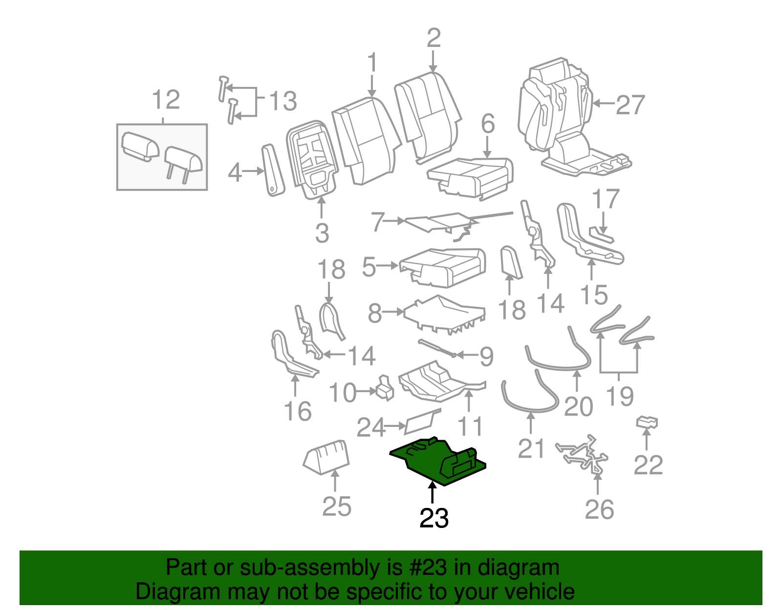 2007-2014 GM Mount Bracket 22741881 | Capital Chevy Parts