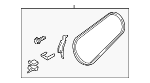 2008-2021 Subaru AC Belt 11718AA082 | Subaru Parts Guys