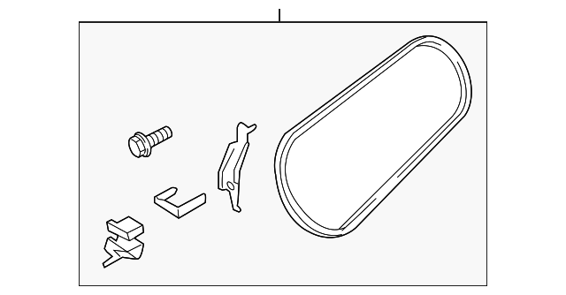 2008-2021 Subaru AC Belt 11718AA082 | Subaru Parts Guys