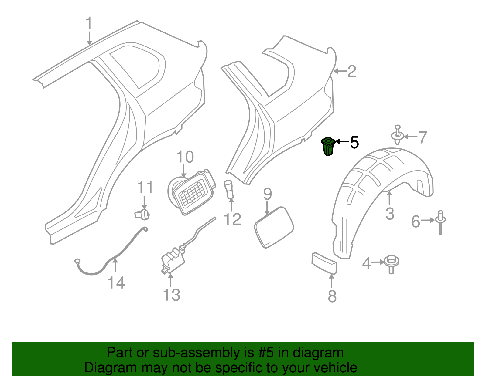 Genuine BMW 07-14-7-373-381 | Wheelhouse Liner Retainer Nut | FREE Shipping on Most Orders $499 ...