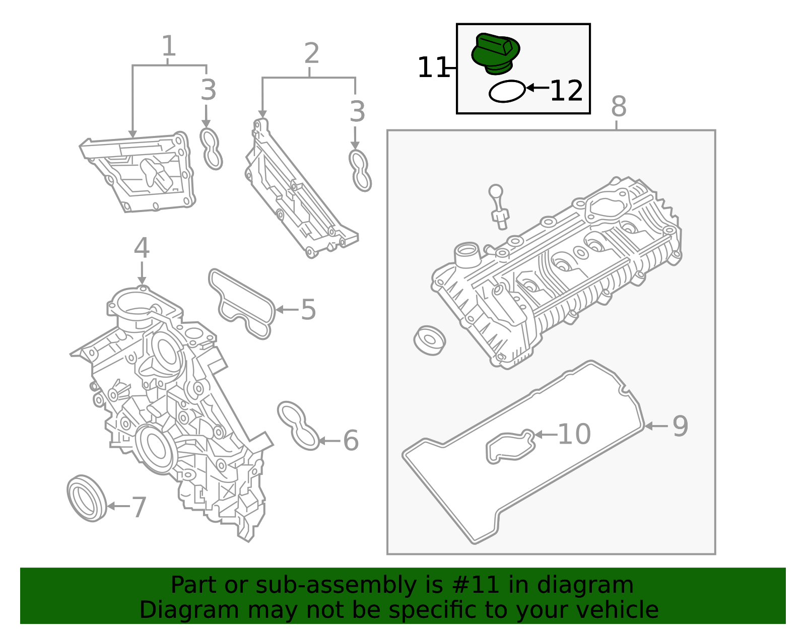 Genuine Filler Cap for 26510-26611 | Hyundai OEM Parts Direct