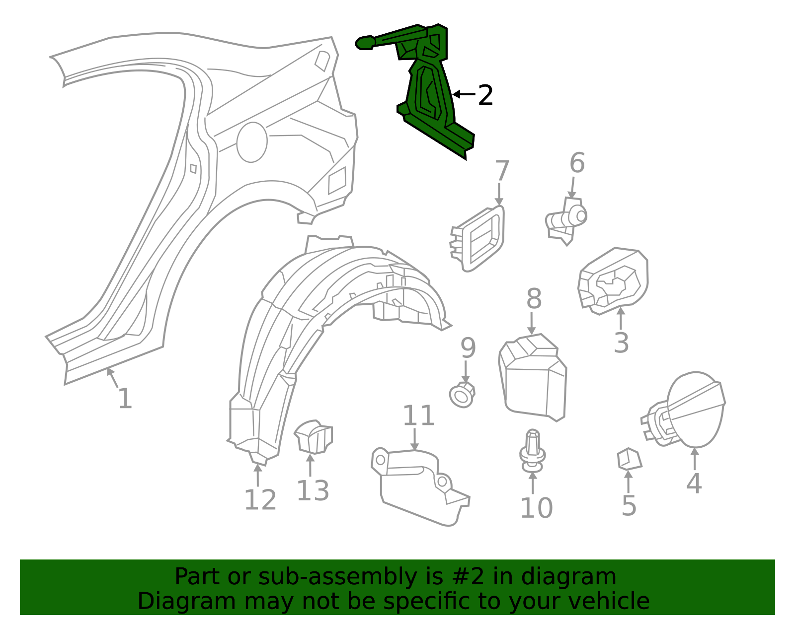 63320-TR6-305ZZ - 2013-2015 Honda Civic - Gutter R Rear | Genuine Honda ...
