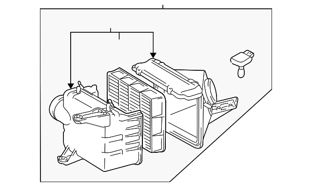 22020-07070 - Air Inlet Assembly 1999-2004 Toyota Tacoma | Toyota San ...